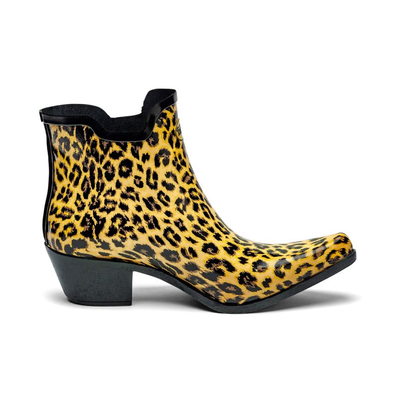 Leopard Spot Ankle Cowboy Boot Wellies | Talolo Boots | Wolf & Badger