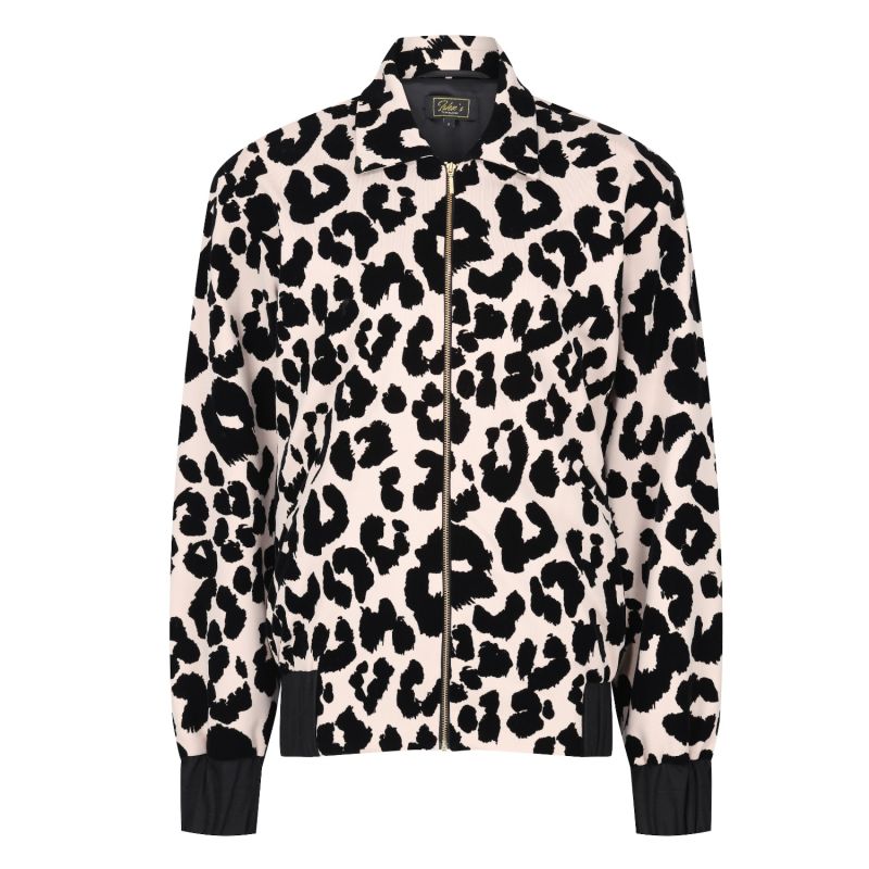 Leopard Velvet Bomber Jacket | Isha's Timeless | Wolf & Badger