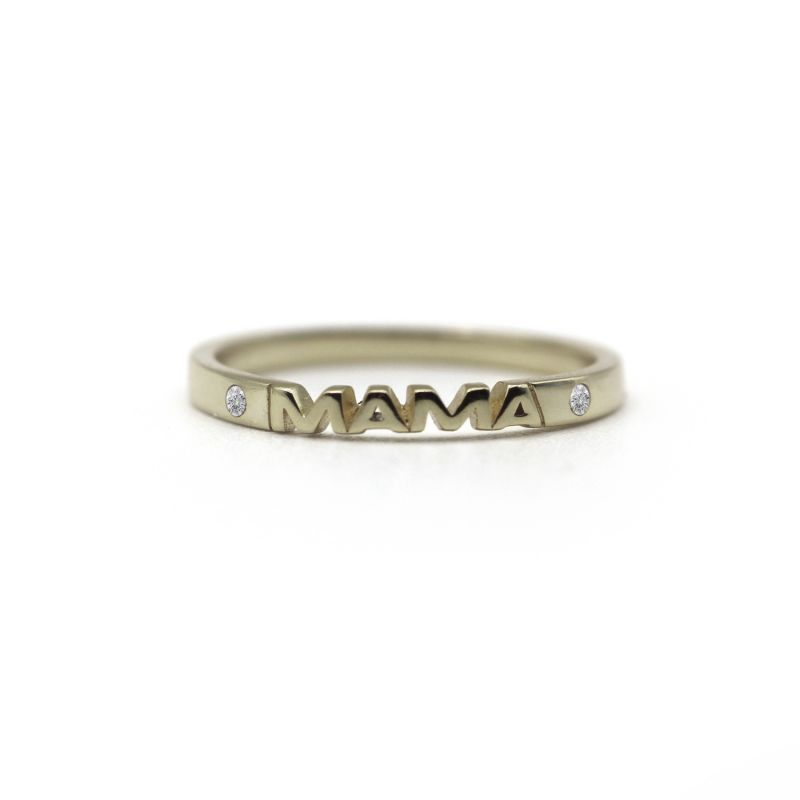 Mama Pure Diamond White Gold Ring | VicStoneNYC Fine Jewelry | Wolf ...