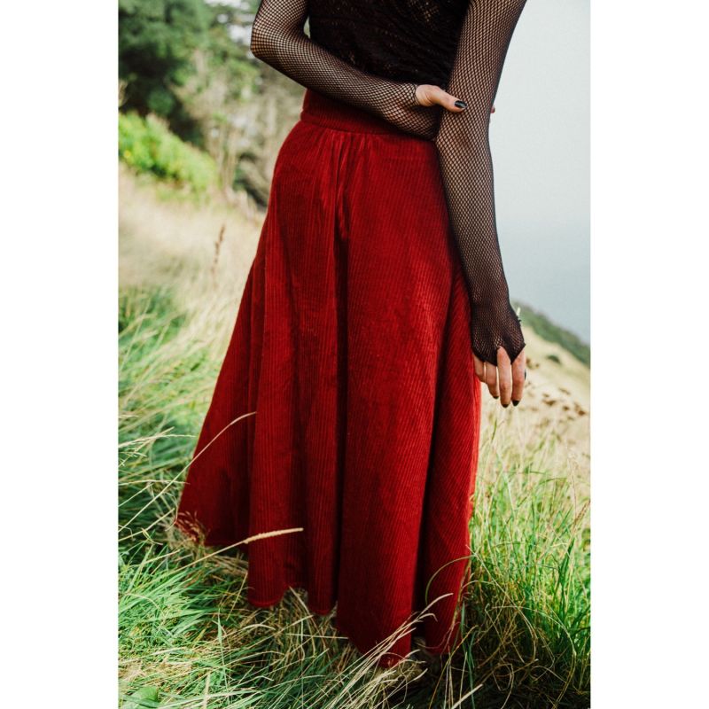 Mars Cord Skirt | SOLAI | Wolf & Badger