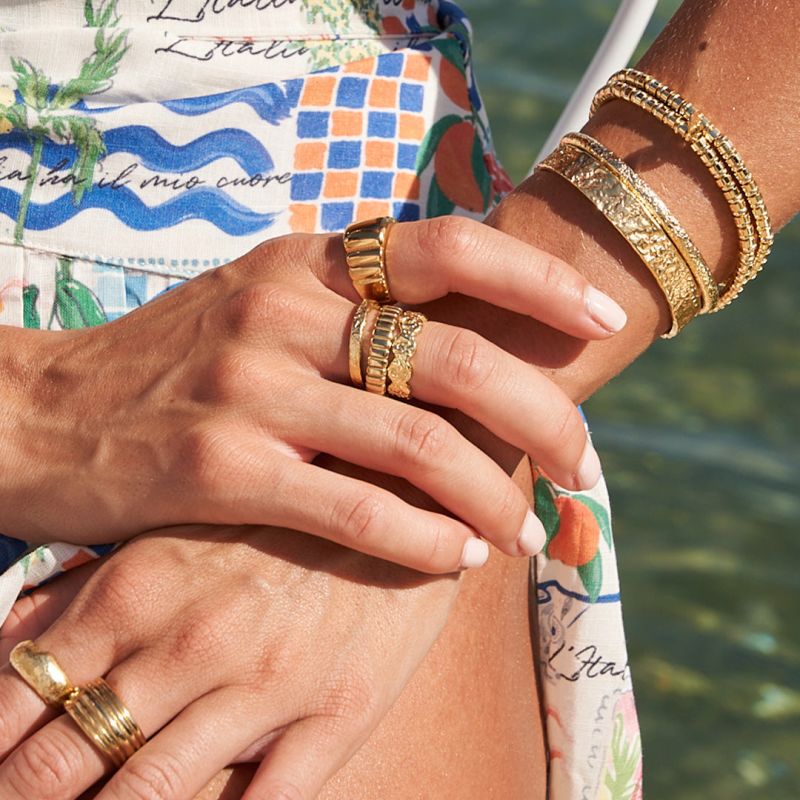 Monza Gold Bracelet | ARMS OF EVE | Wolf & Badger
