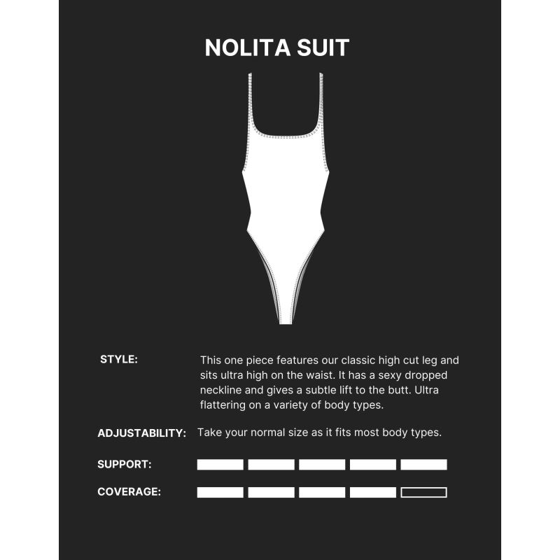 Nolita One Piece Swimsuit - Dark Seas Black | Minimale Animale | Wolf ...