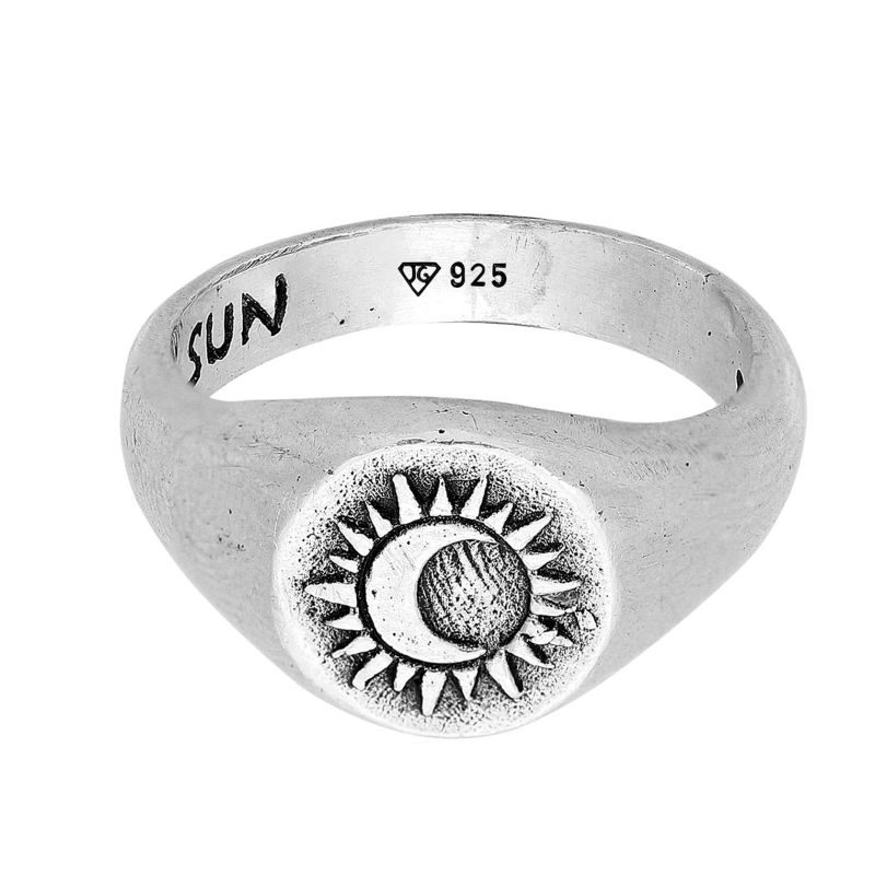 The Sacred Sun Ring - Black | Haze & Glory | Wolf & Badger