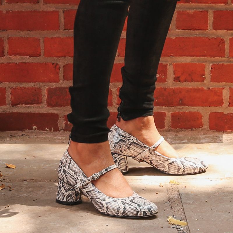 Python Ballet Pump + Twiggy Strap | Alterre | Wolf & Badger