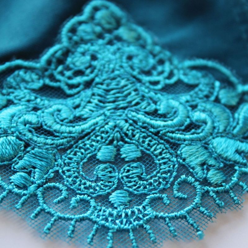 Opulent Lace In Peacock Brief | Tallulah Love | Wolf & Badger