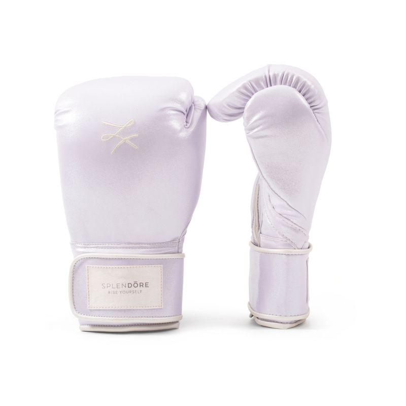 Taro Synthetic Shiny Boxing Gloves | SPLENDORE | Wolf & Badger