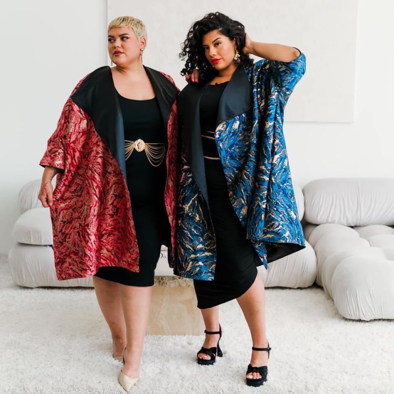 Reversible Opera Coat In Zampa - Red | byVINNIK | Wolf & Badger