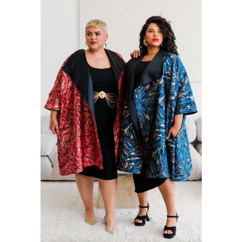 Reversible Opera Coat In Zampa - Red | byVINNIK | Wolf & Badger