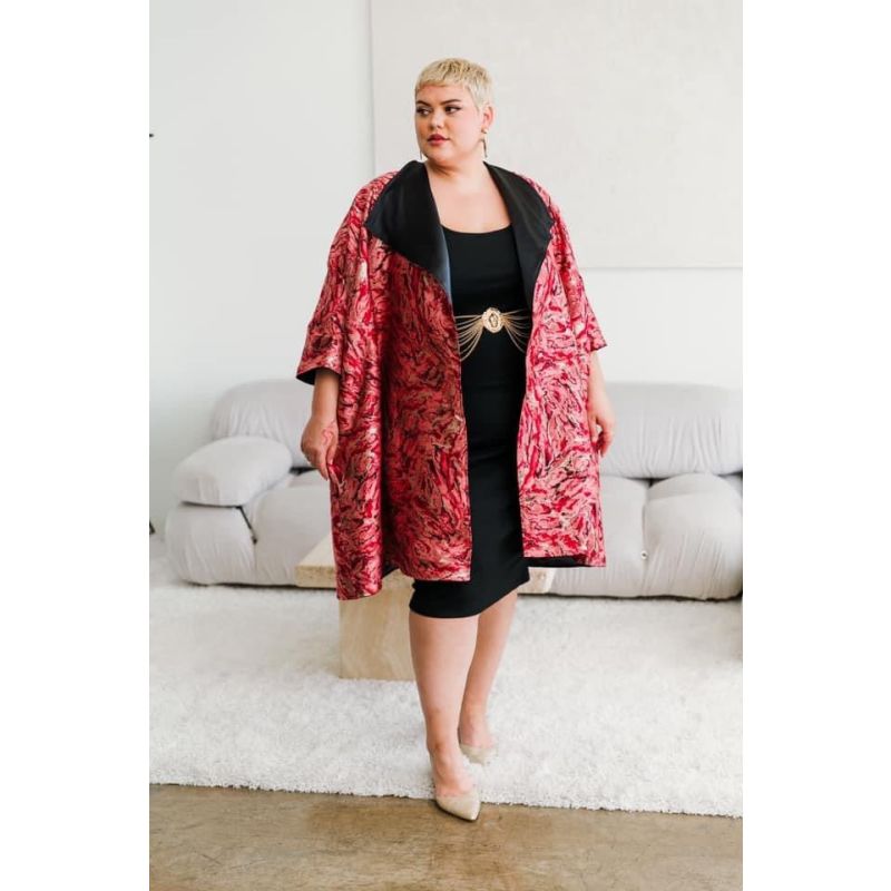 Reversible Opera Coat In Zampa - Red | byVINNIK | Wolf & Badger