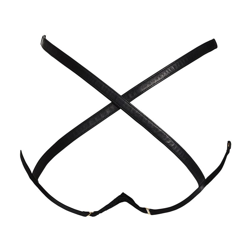 Lexi Leather Open Back Mini Brief | Something Wicked | Wolf & Badger