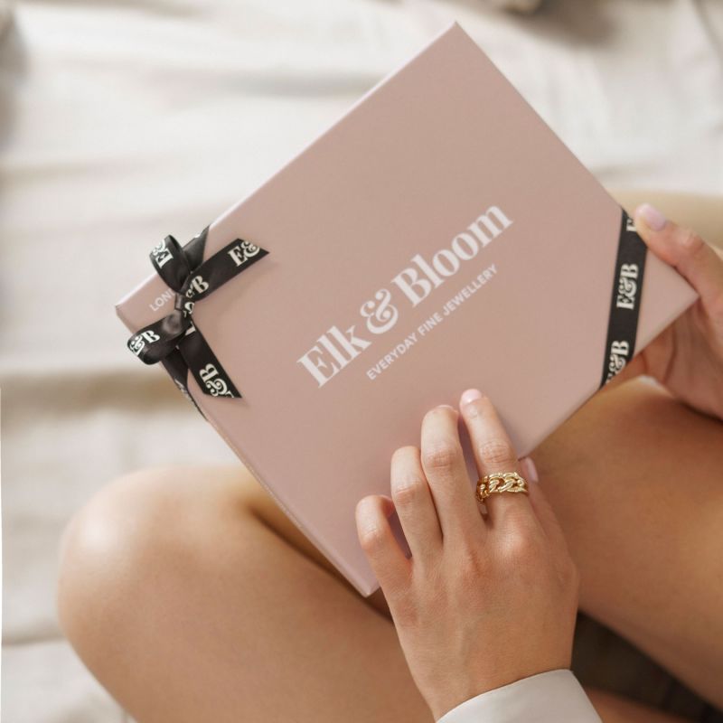 Gold Lion Animal Stacking Ring | Elk & Bloom | Wolf & Badger