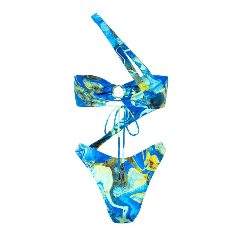 Skye Asymmetrical One Piece | Kamari Swim | Wolf & Badger