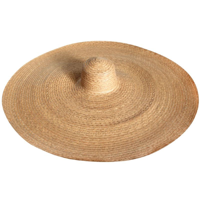 Solana Oversized Straw Hat In Toasted Beige | Brunna.Co | Wolf & Badger