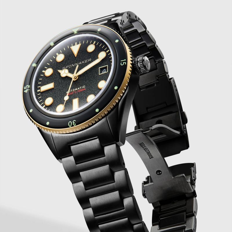 Spinnaker Cahill Men's Japanese Automatic Onyx Watch | Spinnaker | Wolf ...