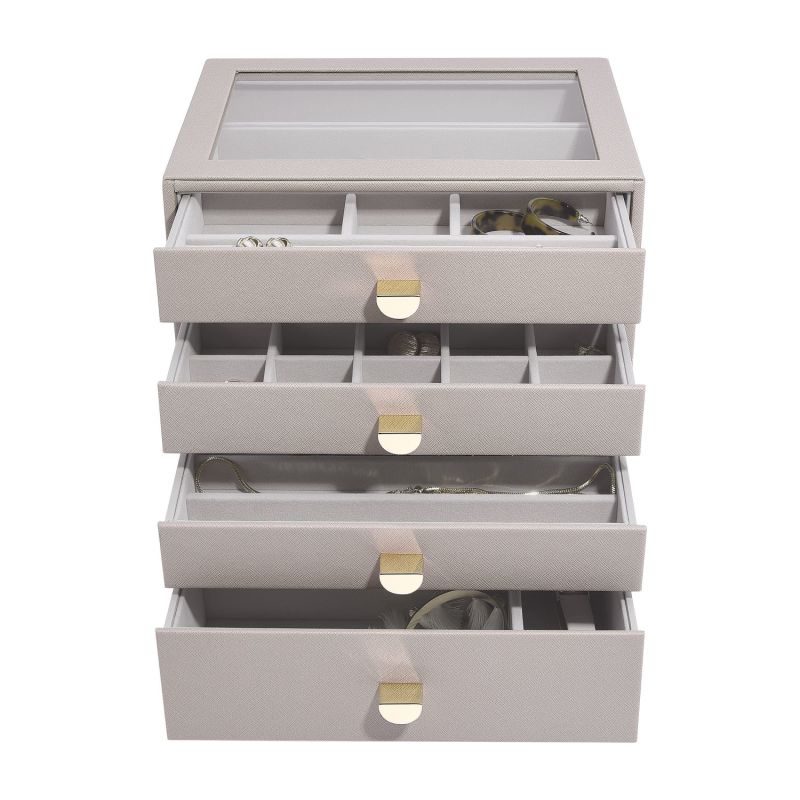 Stackers Classic Taupe Set Of Four Drawers | Stackers | Wolf & Badger