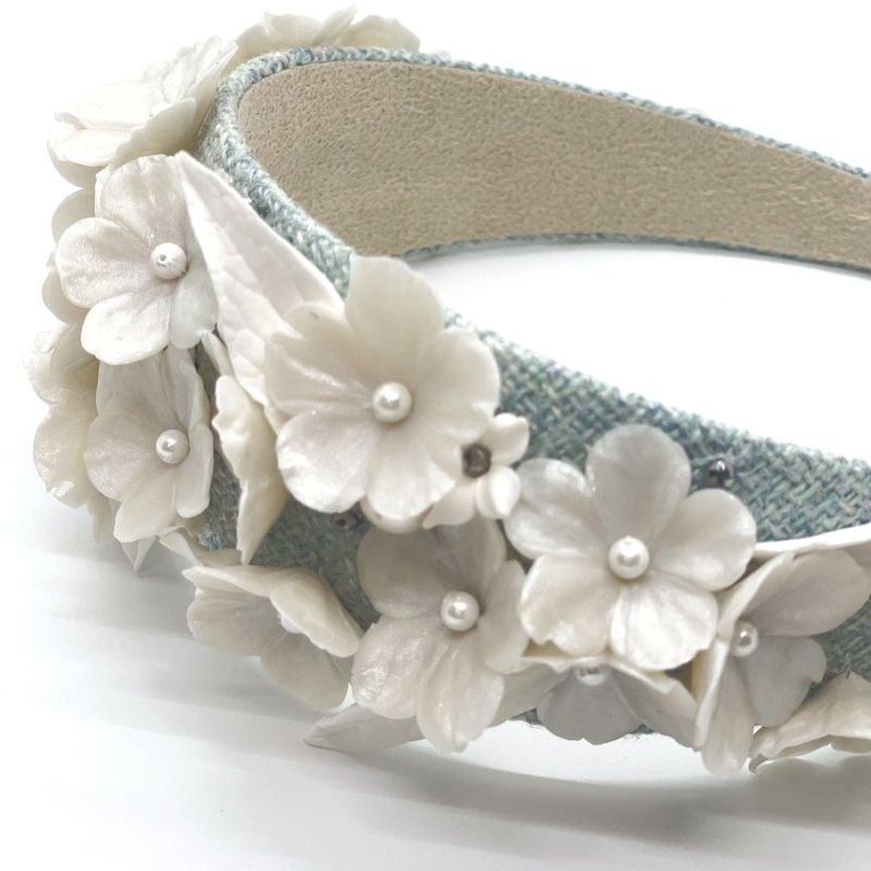Stephanotis Pearl Floral Handmade Headband | ADIBA | Wolf & Badger