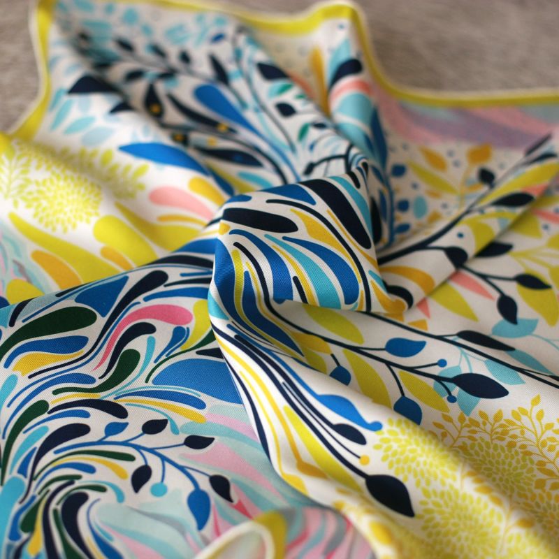 Silk Bandana Of Tree Imagination | Jessie Zhao New York | Wolf & Badger