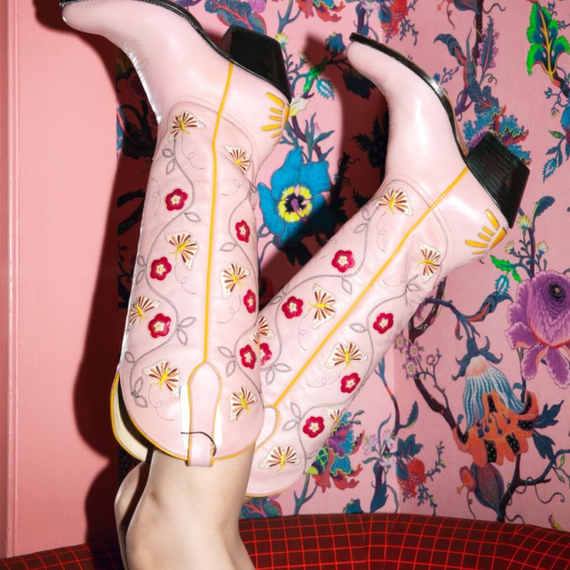 Sunshine Blush Pink Cowboy Boots | Fraulein Boot Company | Wolf & Badger