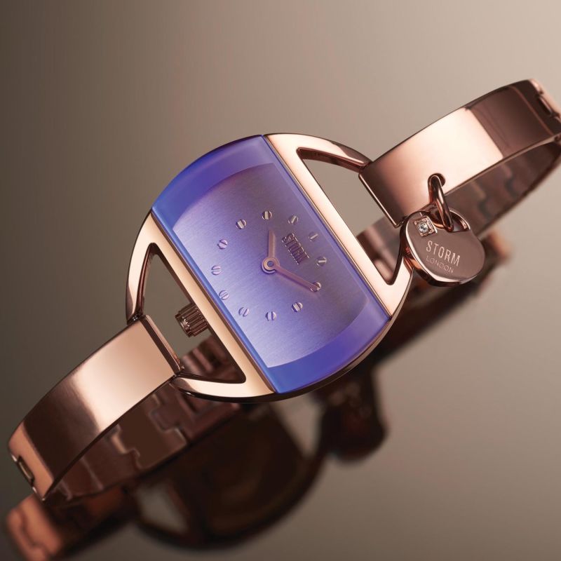 Temptress Charm Rose Gold Violet | STORM | Wolf & Badger