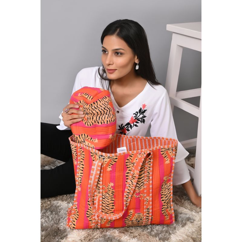 Tibetan Tiger Velvet Mixed Three Piece Travel Set | Conscious Yoga ...