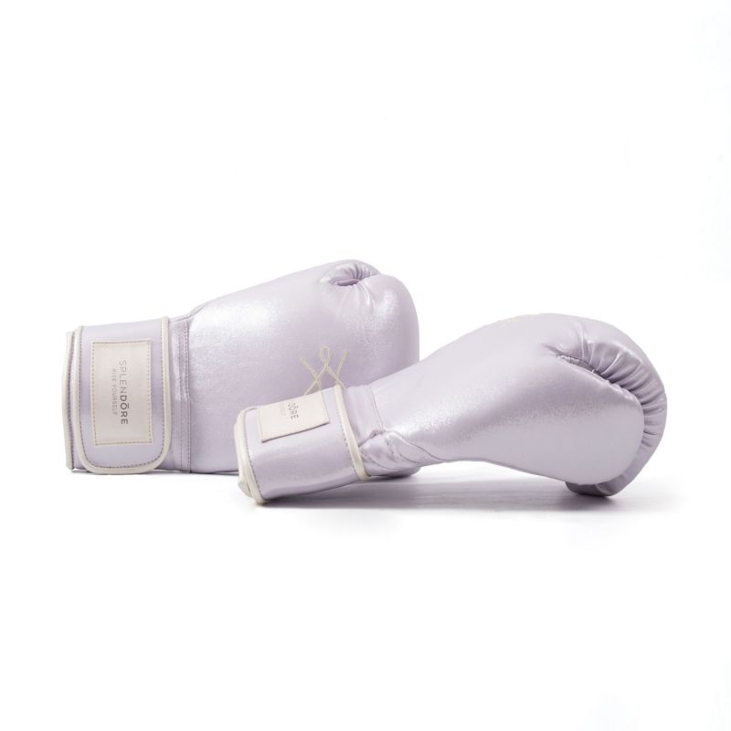 Taro Synthetic Shiny Boxing Gloves | SPLENDORE | Wolf & Badger