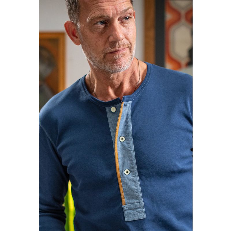 &Sons Wilder Henley Indigo | &SONS Trading Co | Wolf & Badger