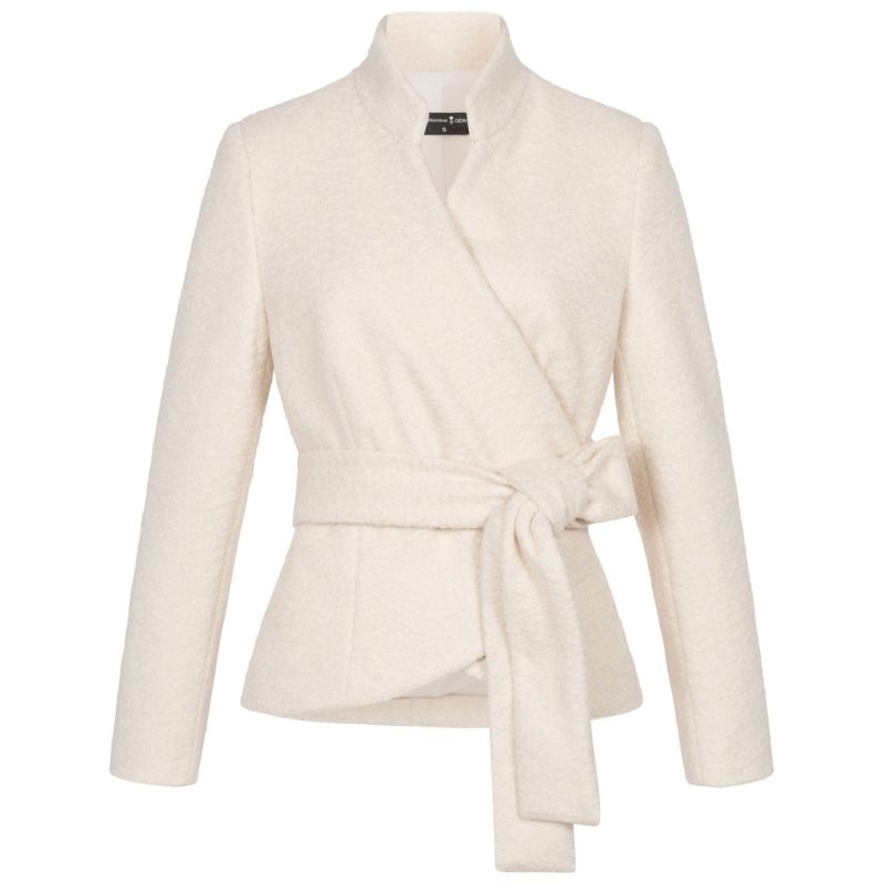 Wrap Jacket Creme | Marianna Déri | Wolf & Badger
