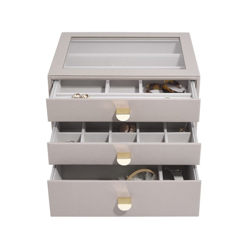 Stackers Taupe Classic Jewelry Box With Drawers | Stackers | Wolf & Badger