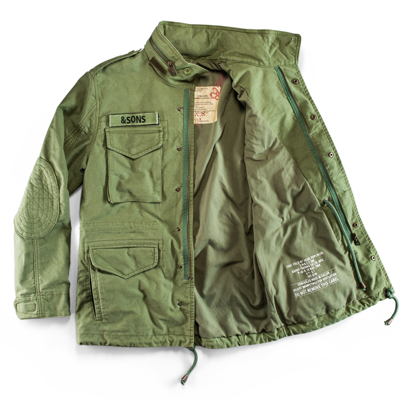 Surplus Army Jacket | &SONS Trading Co | Wolf & Badger
