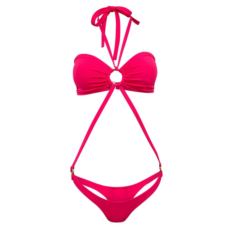Yara Neon Coral Bikini | Maui X Lolita | Wolf & Badger