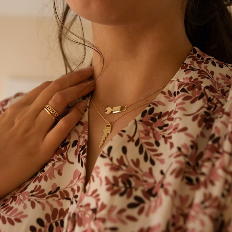 Gold Chain Stacking Ring | Elk & Bloom | Wolf & Badger