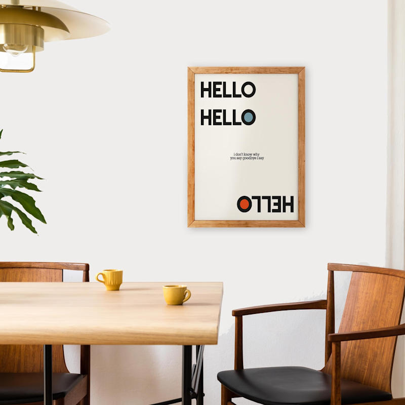 Hello Goodbye Beatles Inspired Retro GicléE Art Print | Fanclub | Wolf ...