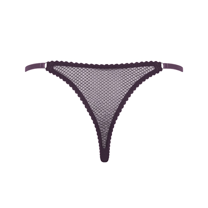 Adjustable String Panties Plum | Darily Underwear | Wolf & Badger