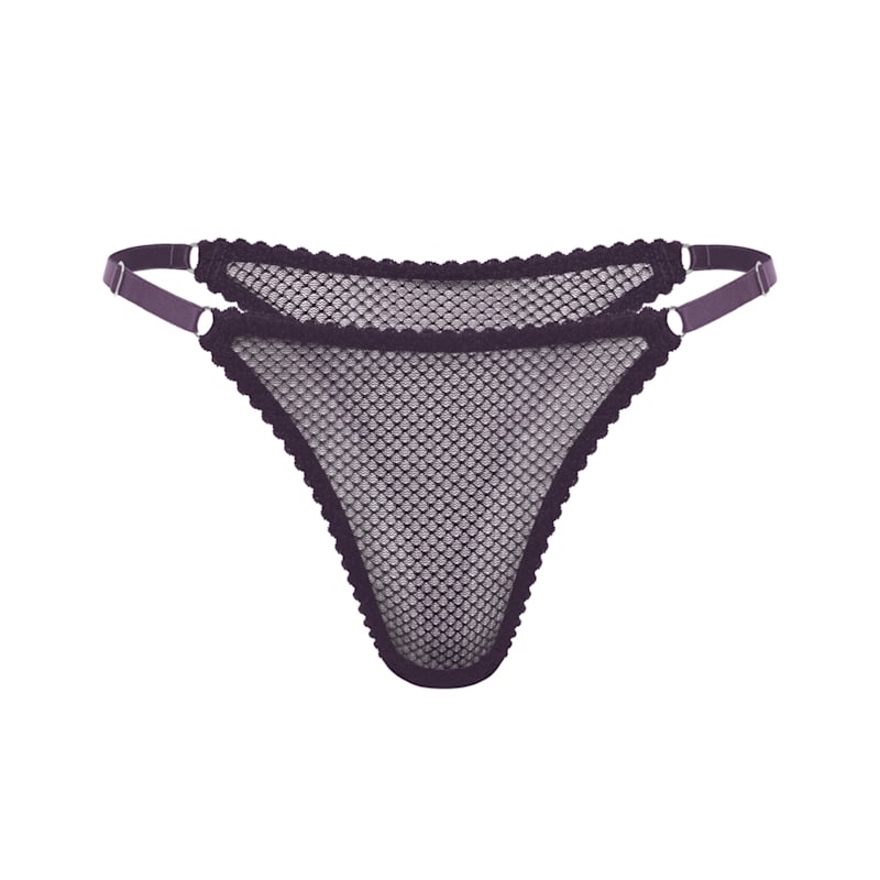 Adjustable String Panties Plum | Darily Underwear | Wolf & Badger