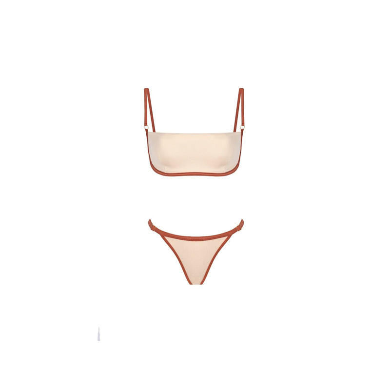Bari Bikini Bottom - Color Copper - Bikini Bottom With Adjustable Side ...