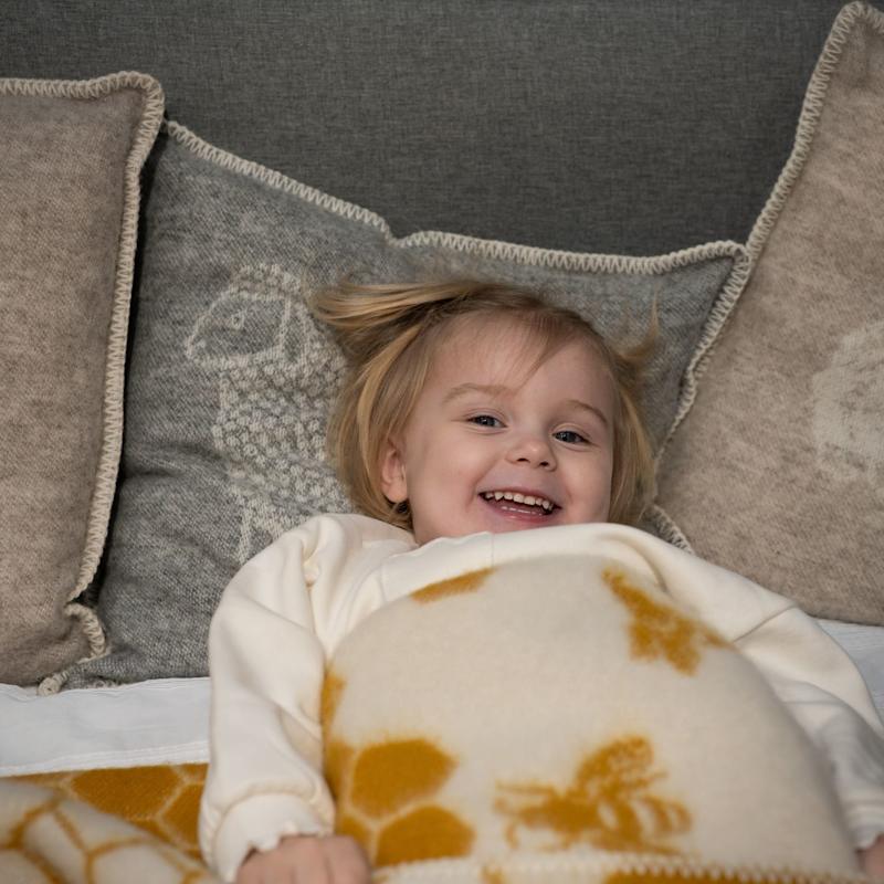 Bee Small Wool Blanket | J.J.Textile | Wolf & Badger