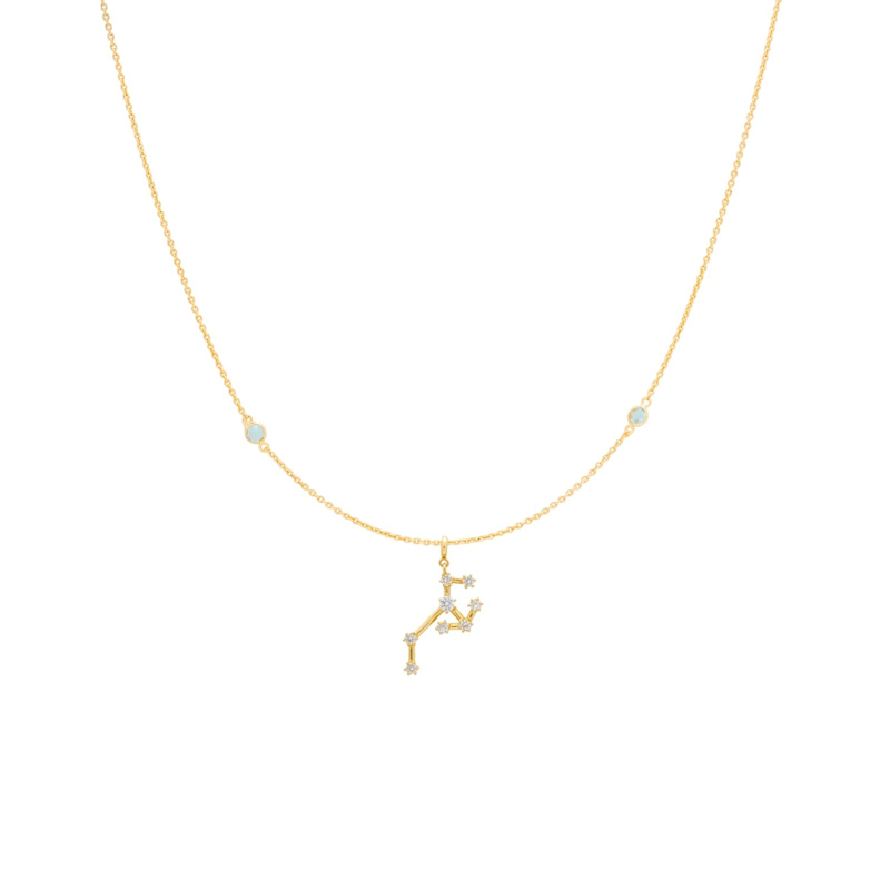 Zodiac Horoscope Sign Sagittarius Constellation Necklace Gold | LAVANI ...