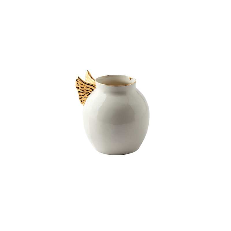 Gold Winged Vase & Bird Vase & Winged Bowl Porcelain Set | Maji Atelier ...