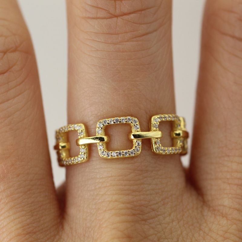Chain Gold Ring | VicStoneNYC Fine Jewelry | Wolf & Badger