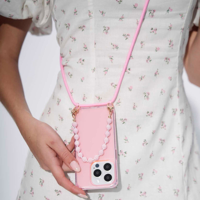 Cherry Blossom Phone Case, Crossbody Phone Strap Set Magsafe | Cordée ...