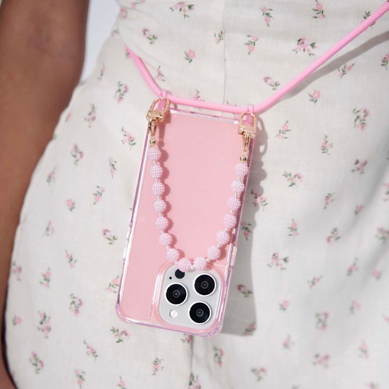 Cherry Blossom Phone Case, Crossbody Phone Strap Set Magsafe | Cordée ...