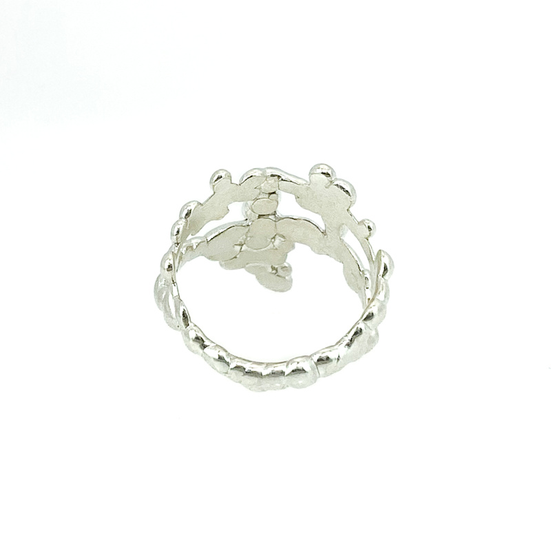 Cluster Ring Number Three | Sterling Silver | Karen Kriegel | Wolf & Badger