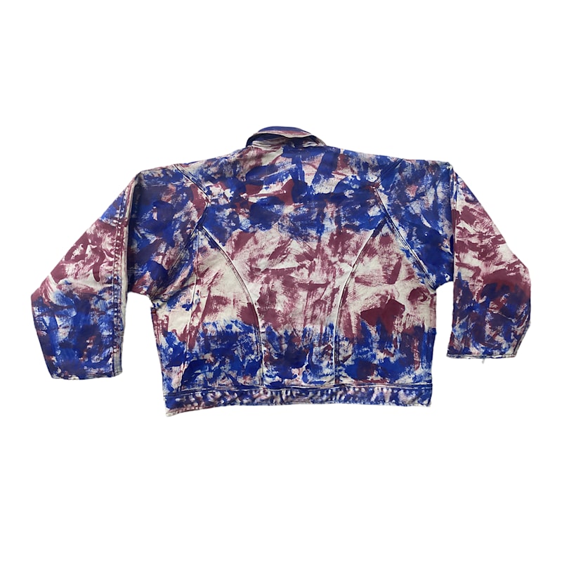 Color Palette Raw Denim Multicolor Jacket G One | ZastaStudio | Wolf ...