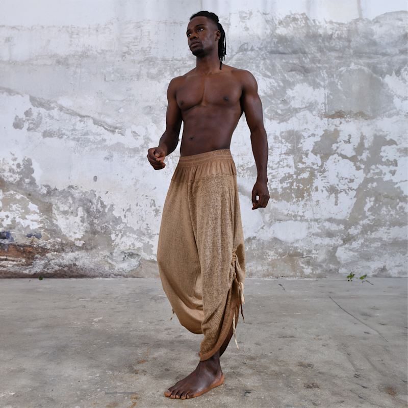 Duo Salvar Desert Sand - Boho Men Harem Pants | Zhenabia | Wolf & Badger