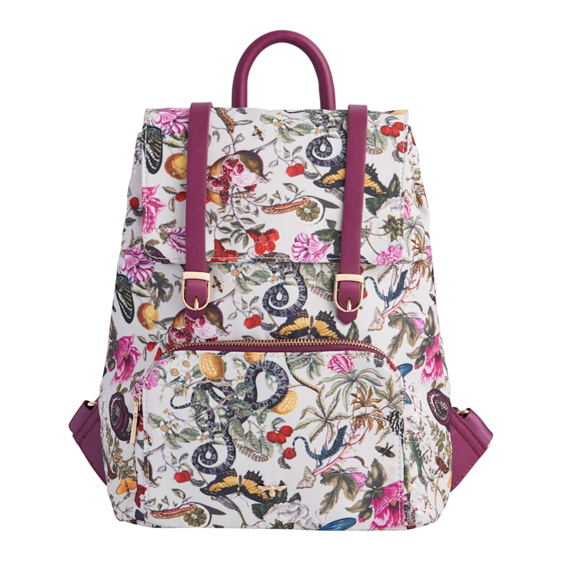 Fable England X Natural History Museum Floral Engravings Small Plum ...