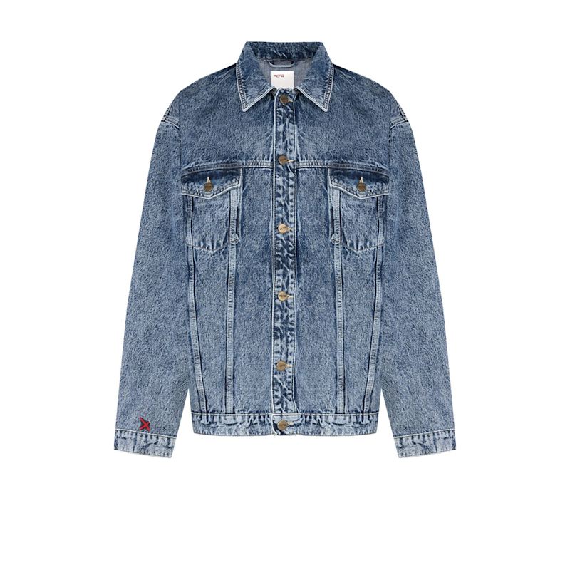 Free Heaven Denim Jacket Wih Washed Effect | PCFG | Wolf & Badger