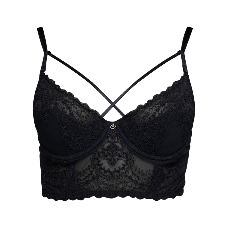Mara Wide Lace Underwired Bra | BonBon Lingerie | Wolf & Badger