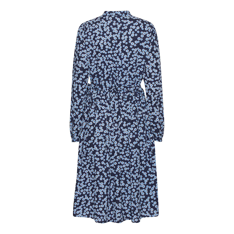 Grobund Rigmor Dress - Blue Flower | GROBUND | Wolf & Badger