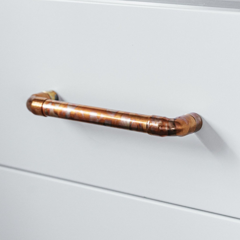 Set Of Two Copper Handle | ANATOLIACRAFT | Wolf & Badger