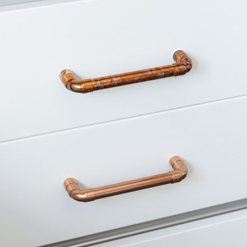 Set Of Two Copper Handle | ANATOLIACRAFT | Wolf & Badger
